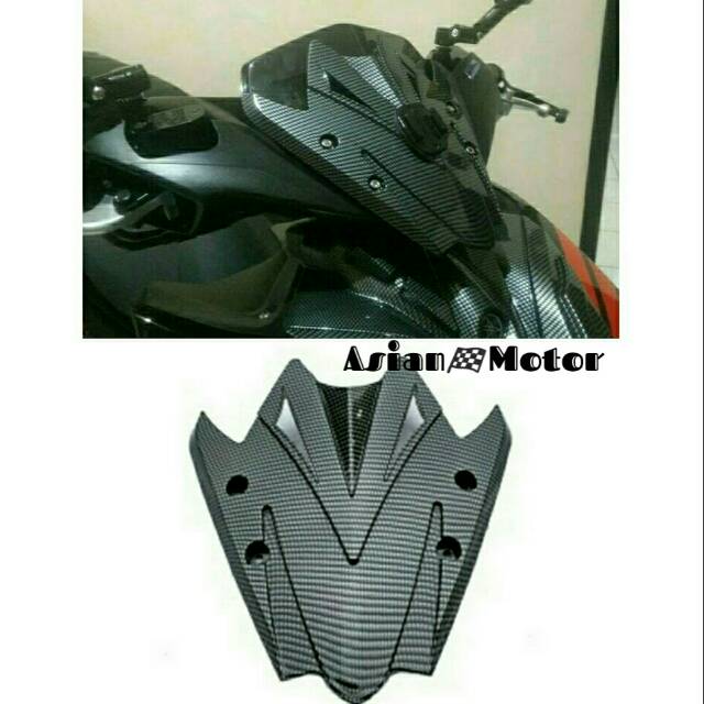 Jual Visor Aerox 155 Carbon/ Visor Yamaha AEROX 155 Carbon NEMO ...