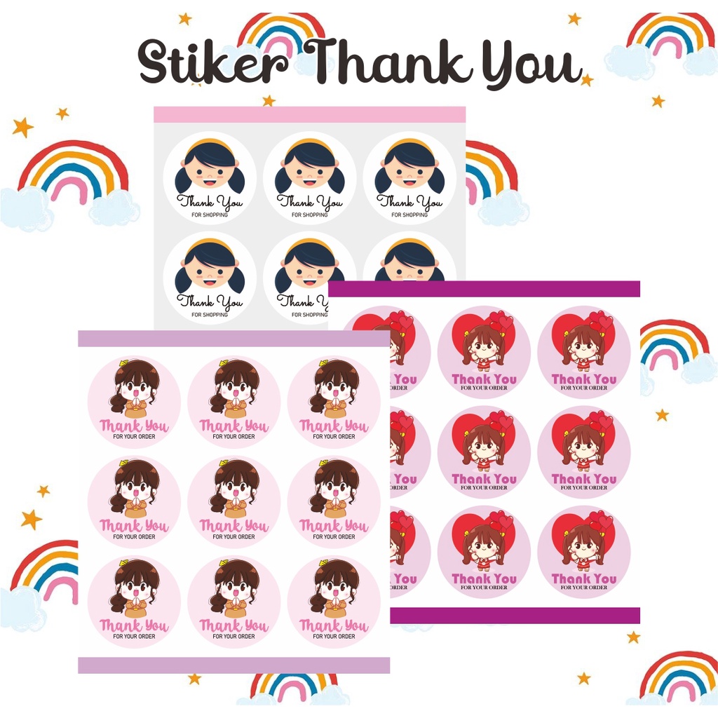 Jual STIKER THANK YOU - READY STOCK | Shopee Indonesia Jual STIKER THANK YOU - READY STOCK | Shopee Indonesia