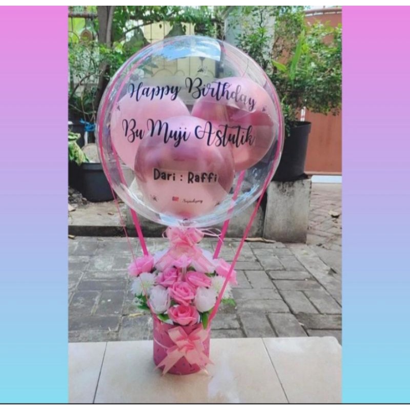 Jual Bucket Ballon Bunga Surabaya | Shopee Indonesia
