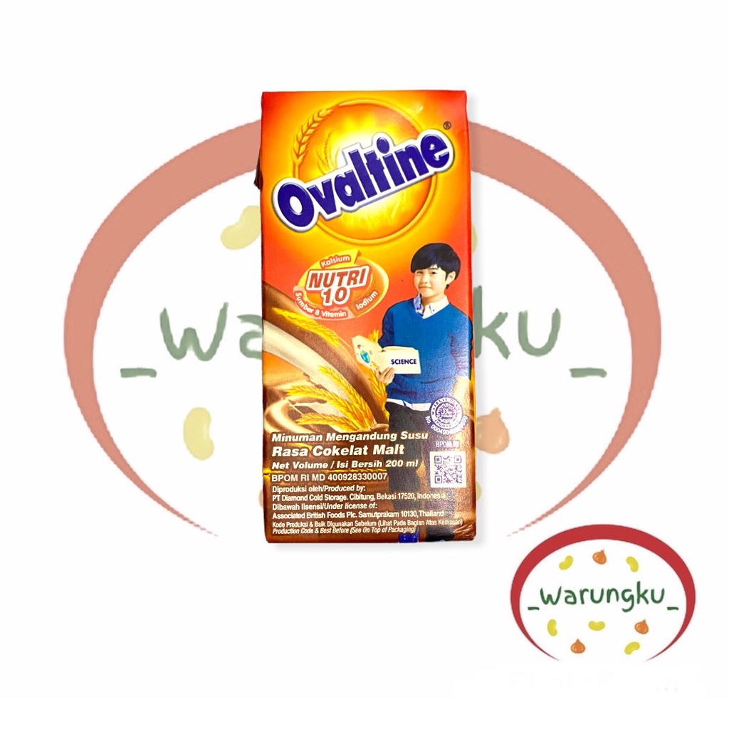 Jual Ovaltine UHT 200ml Choco Malt Ovomaltine Swiss Susu Viral | Shopee Indonesia