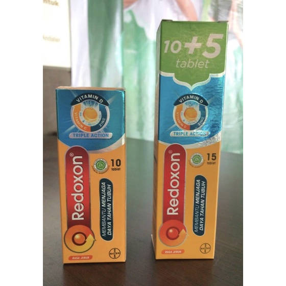 Jual [ANDALAN SEHAT] Redoxon Triple Action Vitamin C + Zinc Rasa Jeruk ...