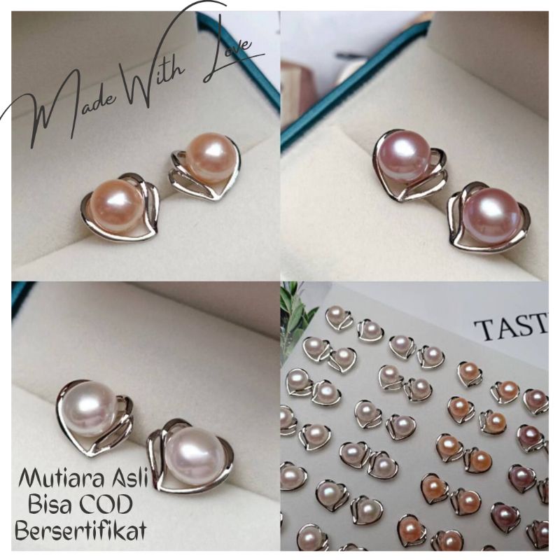 Jual Anting Viral Wanita Cewek stud Giwang Korean Style Model Hati Love ...