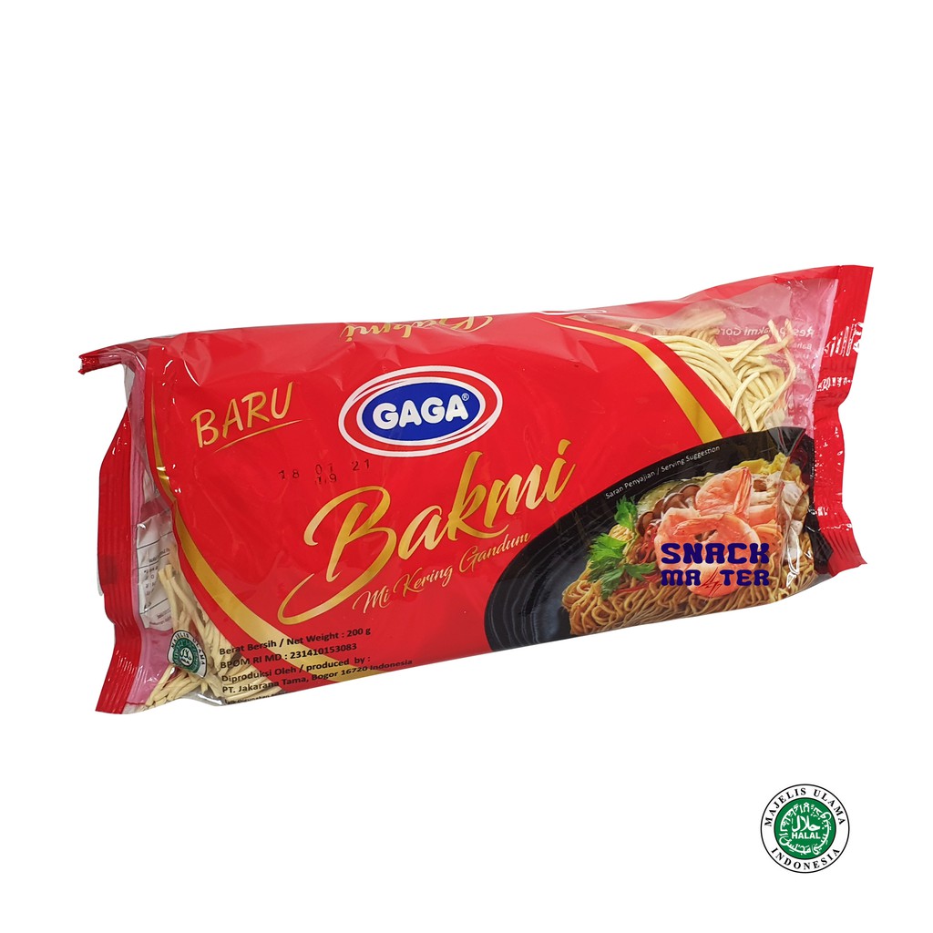 Jual Gaga Bakmi - Netto 200 gr | Shopee Indonesia