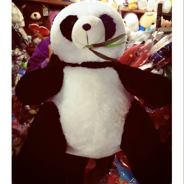 Jual Boneka Panda Cina Gigit Daun Jumbo | Shopee Indonesia