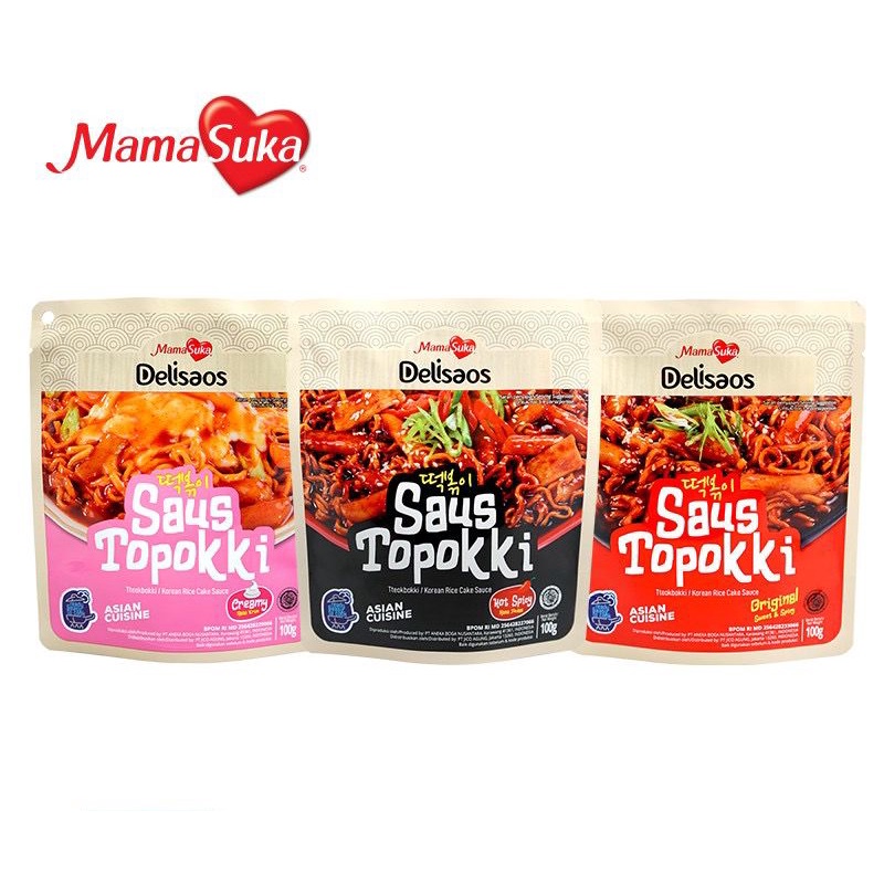 Jual MamaSuka Delisaos Saus Topokki / Saus Tteokbokki / Saus Toppoki ...