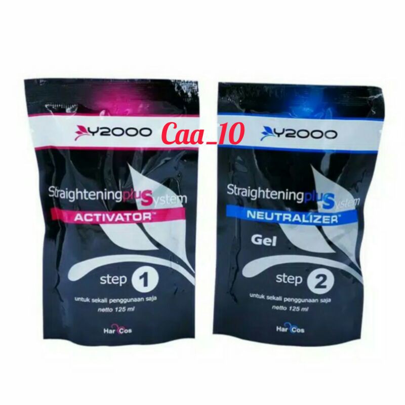 Jual Y2000 Straightening plus (Step 1+ Step2) /PELURUS RAMBUT/Rebonding ...
