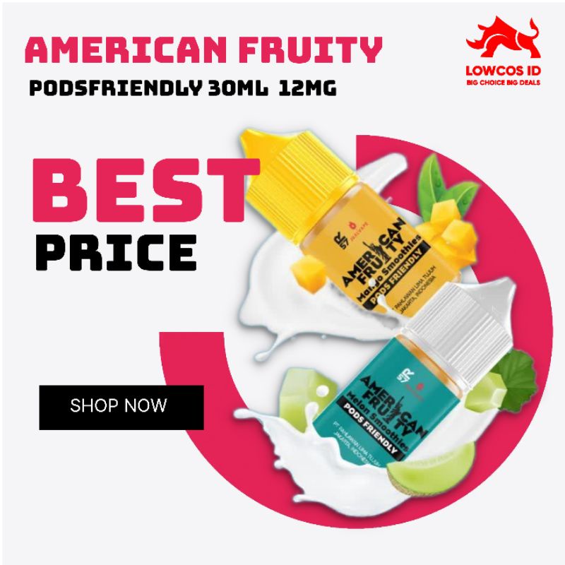 Jual AMERICAN FRUITY PODS FRIENDLY 30ML | Shopee Indonesia
