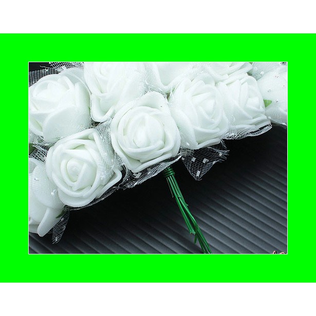 Jual 1 Ikat Aplikasi Bunga Spon Putih (APA-07) TDD Craft | Shopee Indonesia