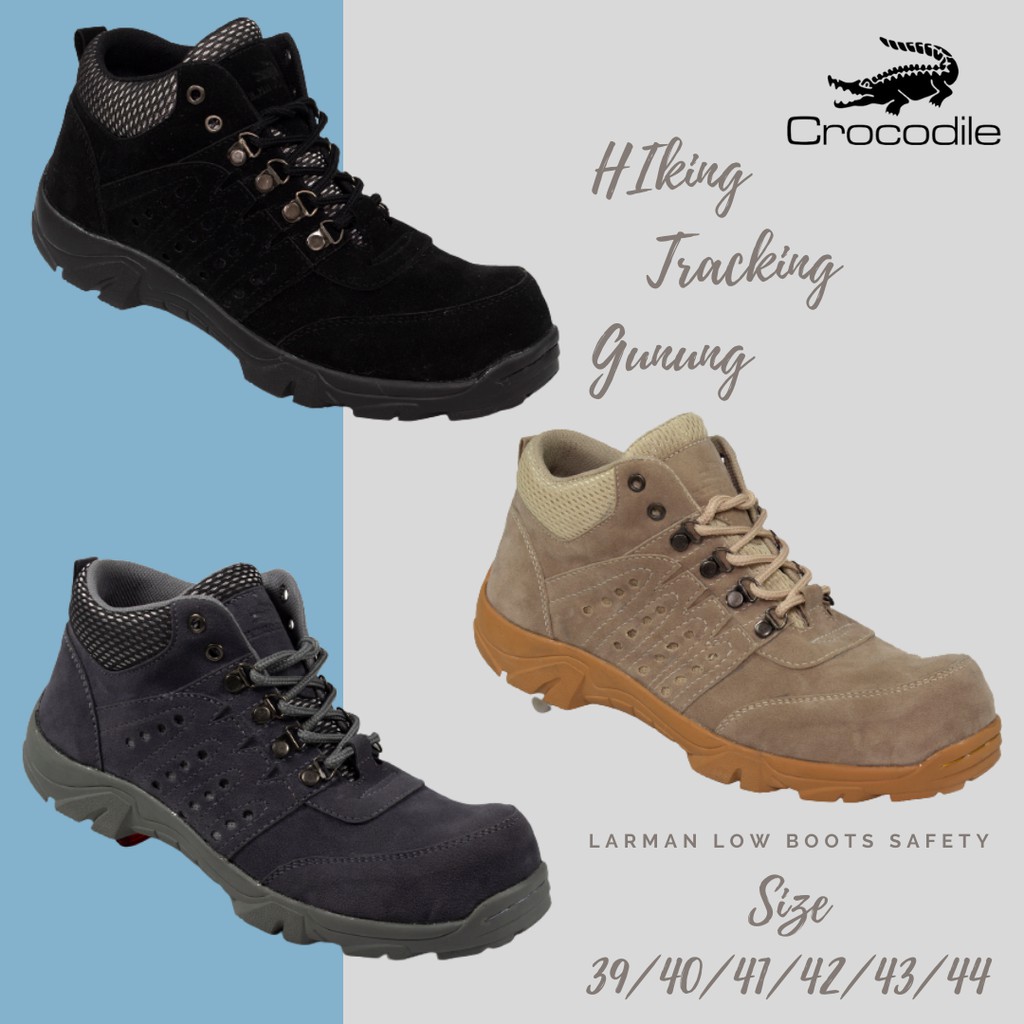 Jual sepatu gunung pria crocodile larman obitrex safety biker boots ...