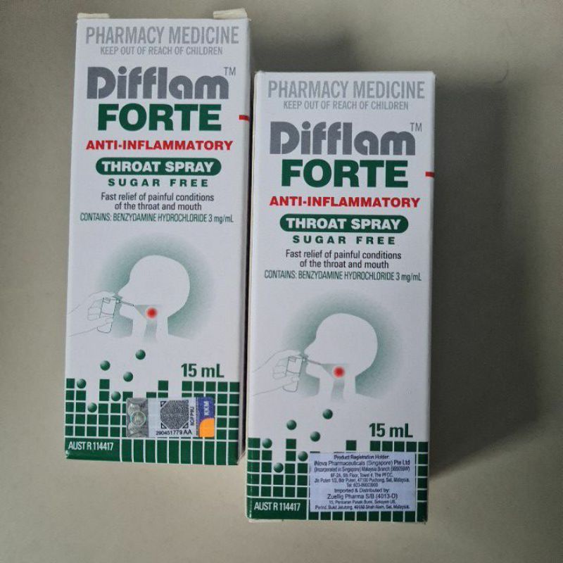 Jual Difflam forte throat spray (Ready) | Shopee Indonesia