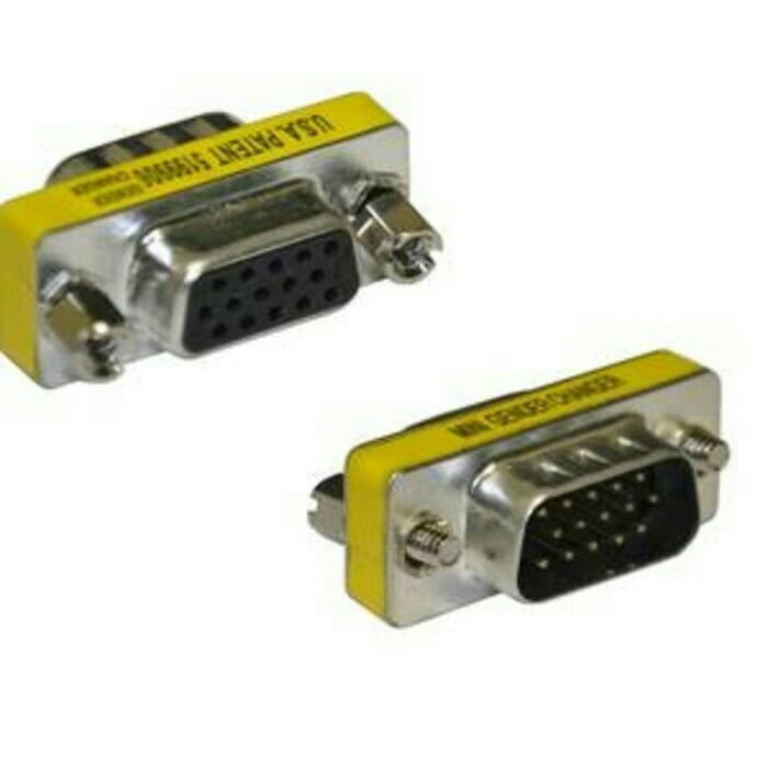 Jual Converter Vga Male To Female / Konektor VGA 15pin VGA to VGA ...