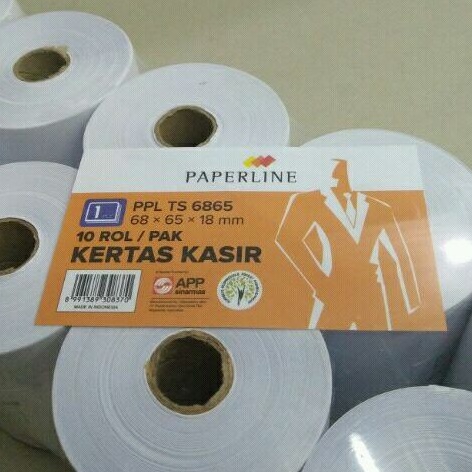 Jual Kertas Kasir / HVS Roll / Telstruk Paperline PPL - TS 6865 - 1 Ply ...