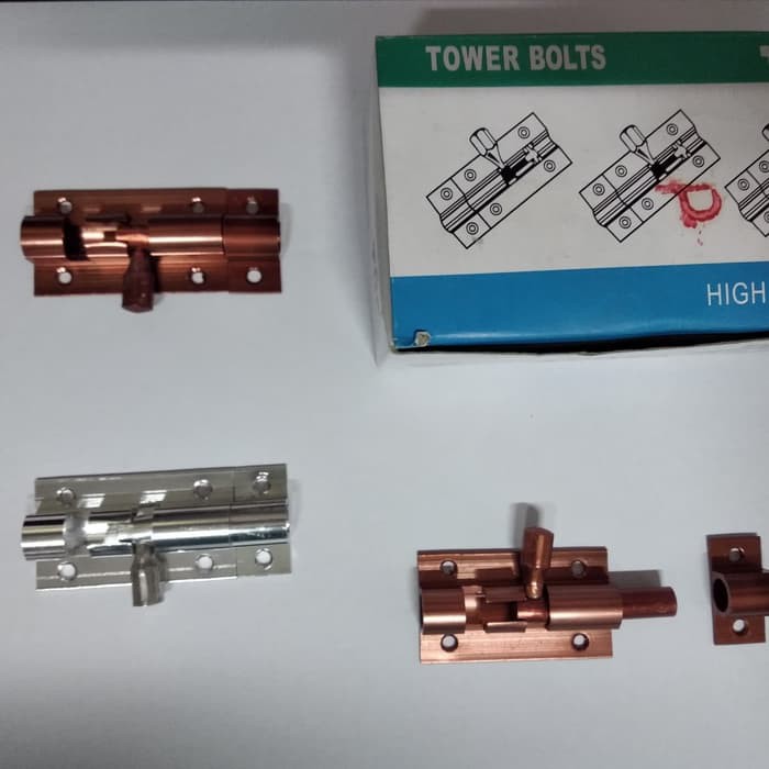 Jual Grendel Slot Pintu Jendela Lemari Aluminium | Shopee Indonesia