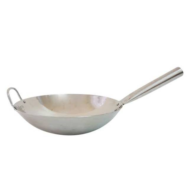 Jual Wajan calypso / subron nasi goreng gagang 36cm Stainles steel ...