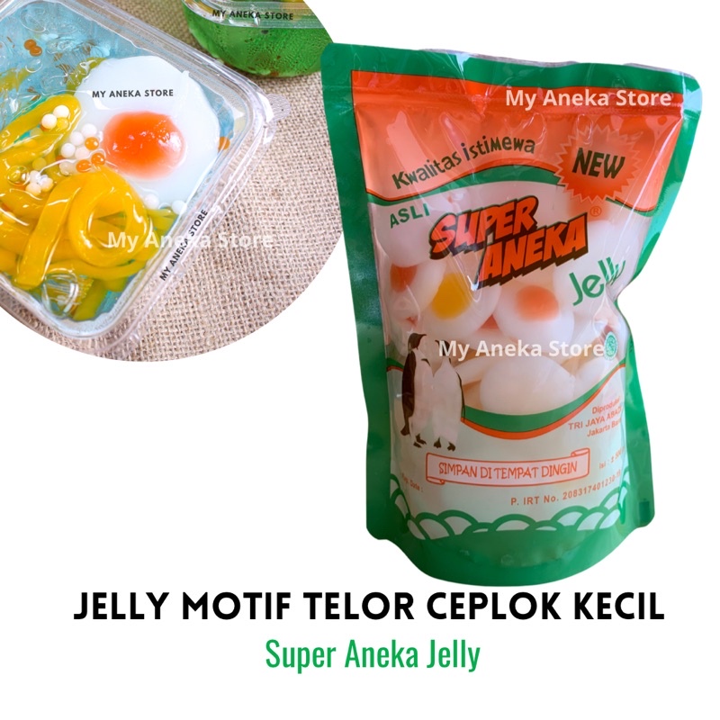 Jual Jelly motif telor ceplok kecil “super aneka jelly “ | Shopee Indonesia