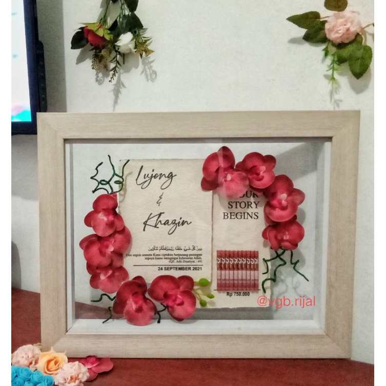 Jual MAHAR PIGURA TRANSPARAN DEKORASI BUNGA ANGGREK | Shopee Indonesia