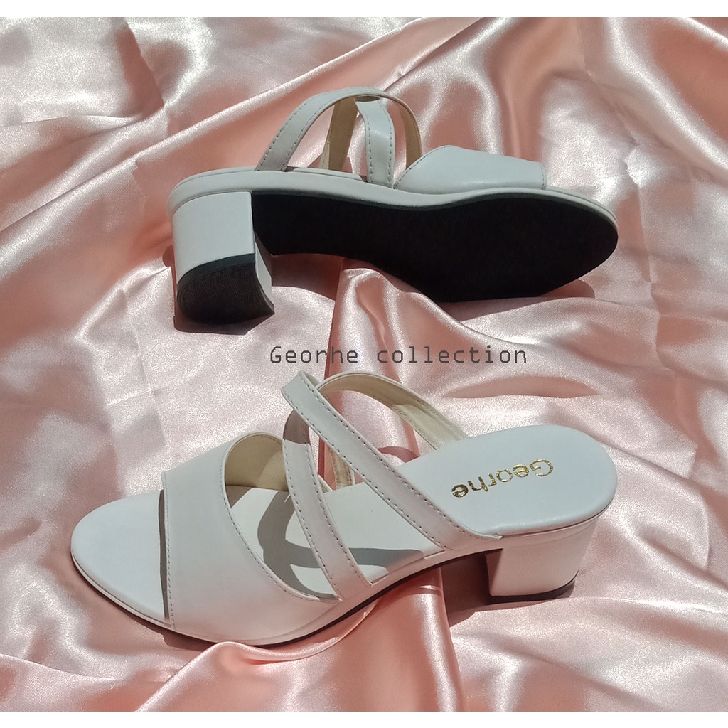 Jual Sandal heels terbaru model kokop/ssepatu wanita 5cm/sepatu wanita ...