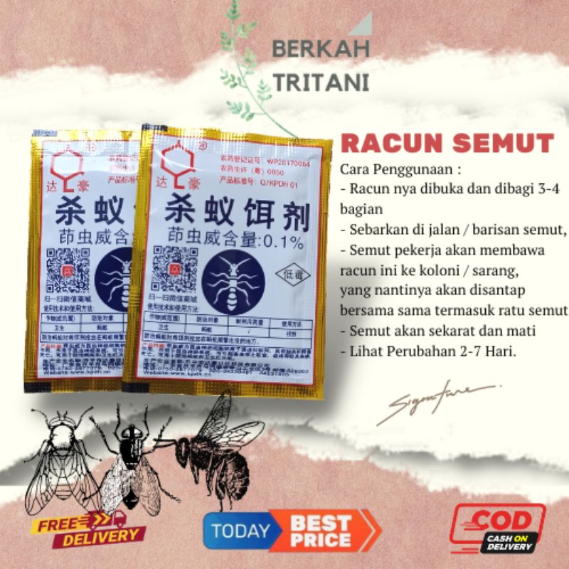 Jual Racun Semut EMAS MieJiQing Mie Ji Qing Pembasmi Semut | Shopee ...
