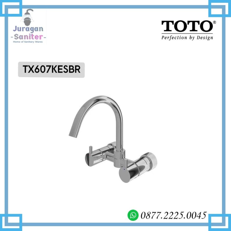 Jual Keran tembok sink cuci piring Toto TX607KESBR | Shopee Indonesia