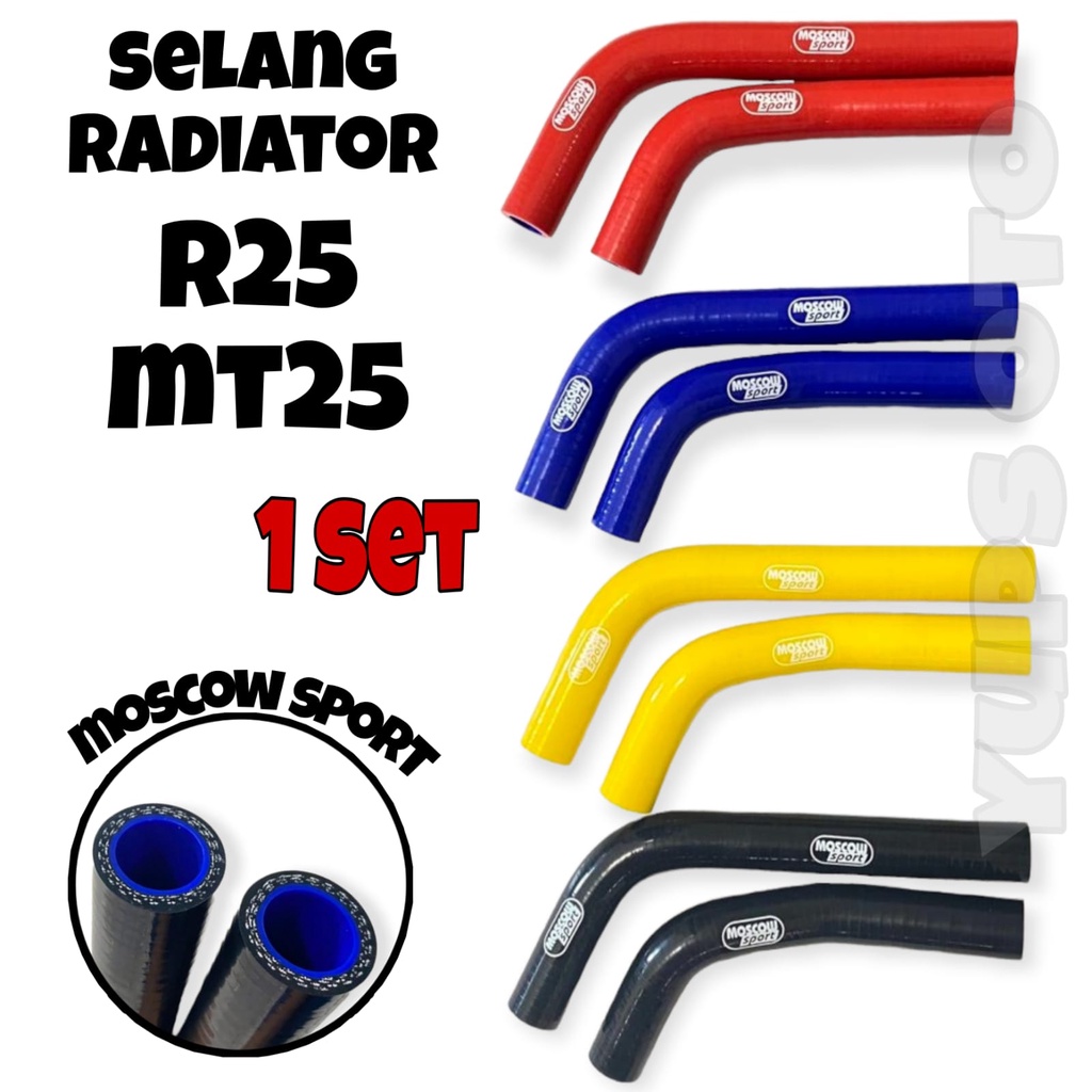 Jual SELANG RADIATOR R25 SELANG RADIATOR MT25 MT 25 1 SET PNP MERK ...