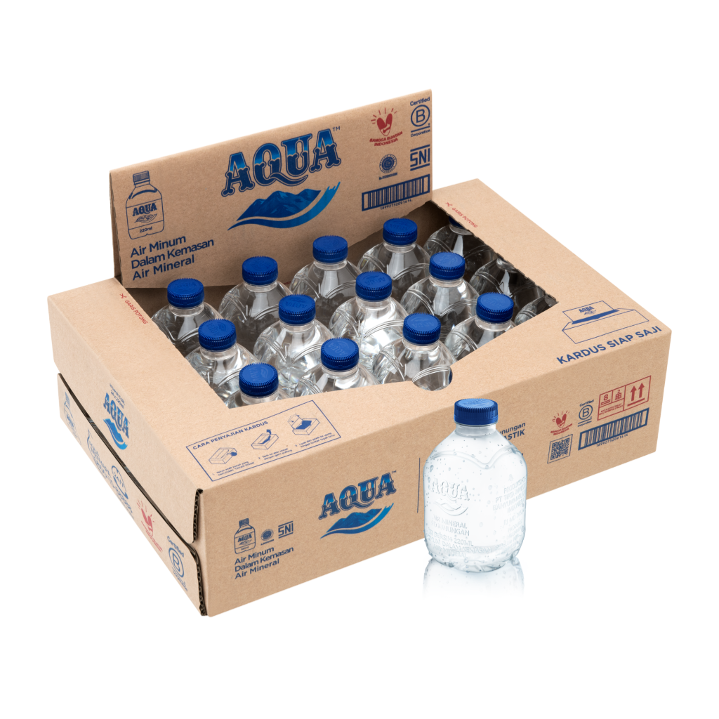 Jual AQUA Cube 220ml x 24 botol (1 box) | Shopee Indonesia