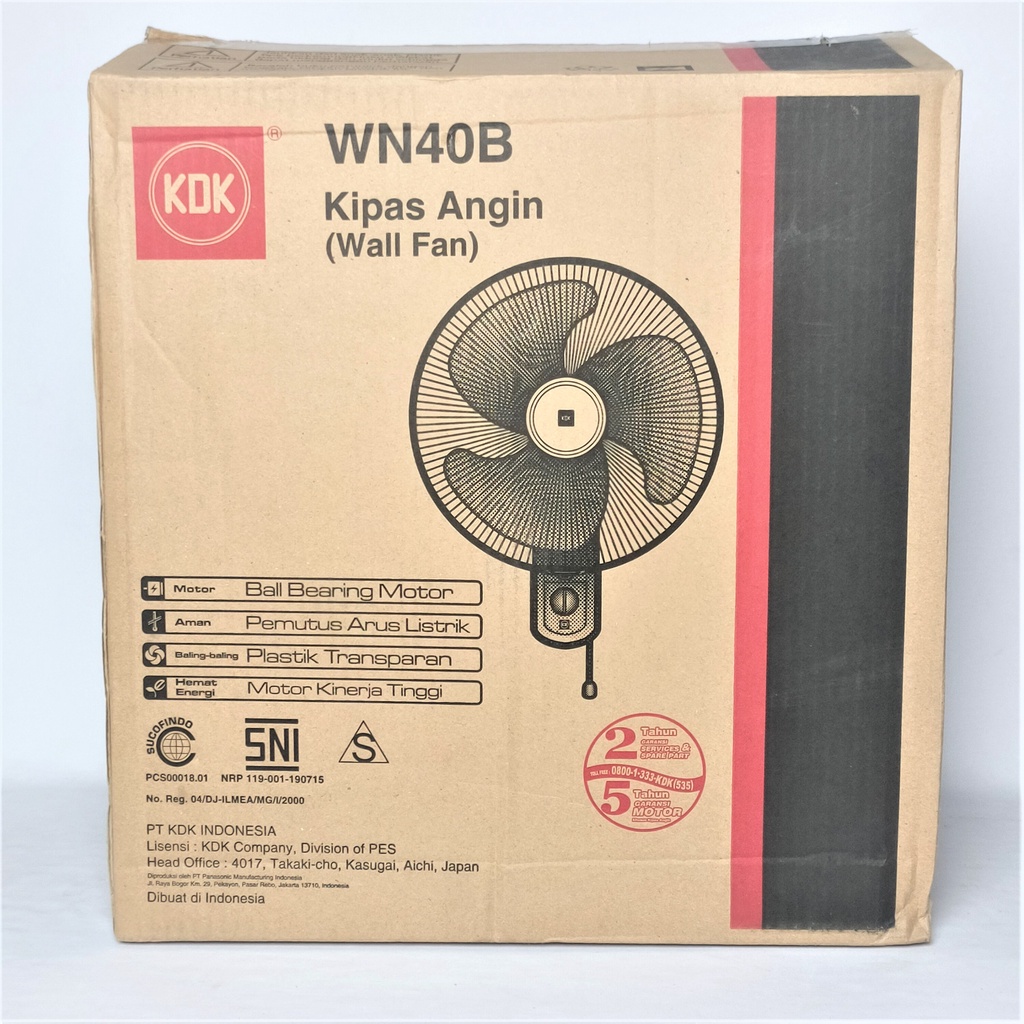 Jual KDK Kipas Angin Dinding Wall Fan 16 Inch (WN40B) | Shopee Indonesia