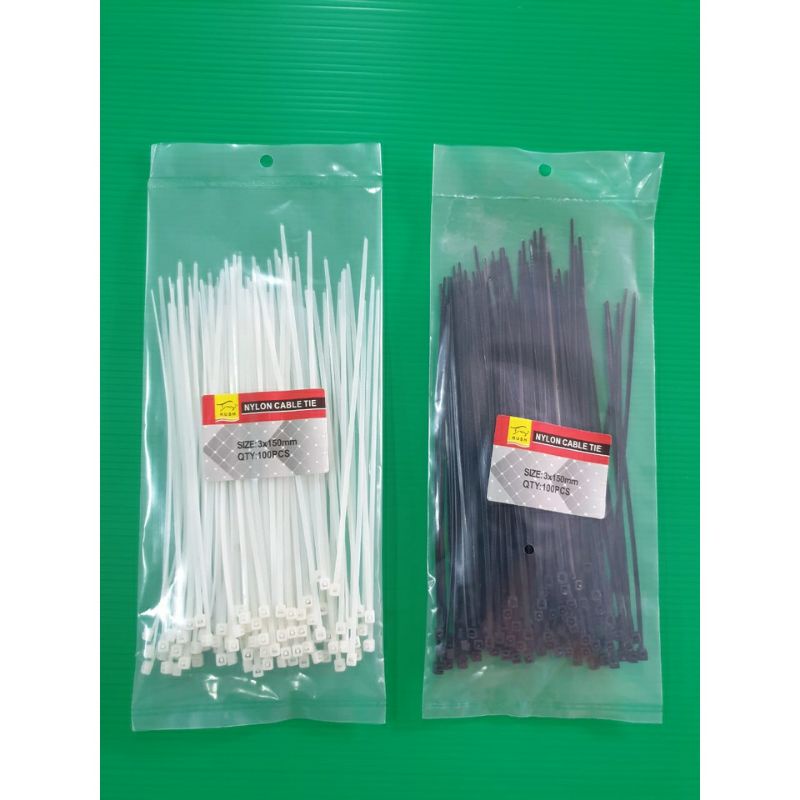 Jual NYLON CABLE TIE / KABEL TEE ORIGINAL 10CM - 30 CM | Shopee Indonesia