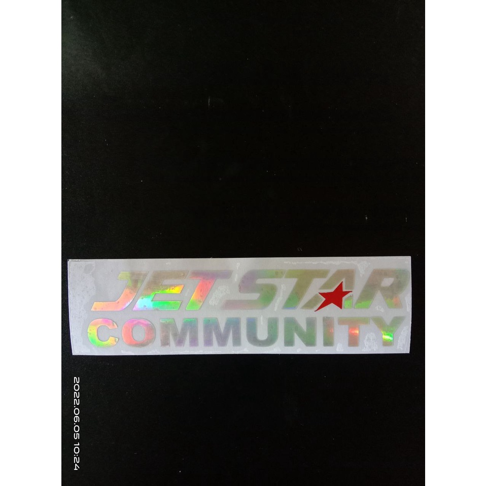 Jual Stiker cutting Hollogram JET STAR | Shopee Indonesia