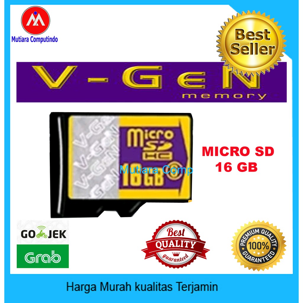 Jual Memory Card V-Gen 16GB - MMC V-Gen 16GB - Micro SD V-Gen 16GB ...
