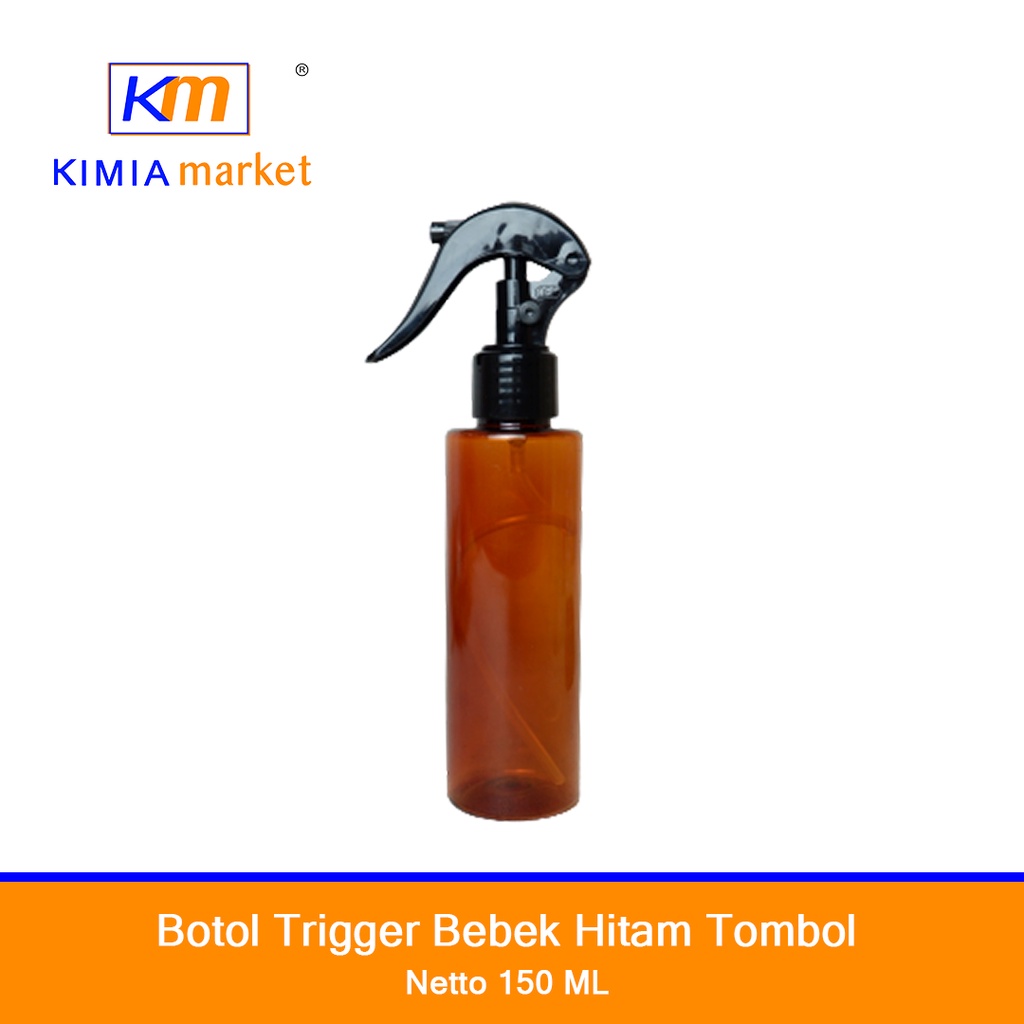 Jual Botol spray trigger amber 150ml / Botol Coklat Tutup Hitam / Botol ...