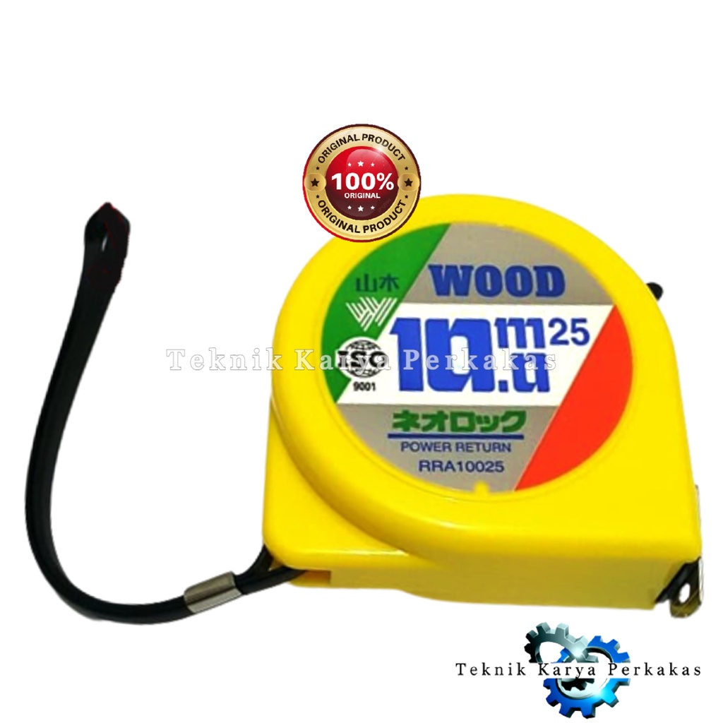 Jual Tape Measure Merk WOOD 3M Alat Ukur Meteran 5M Measuring Tape 7.5M ...
