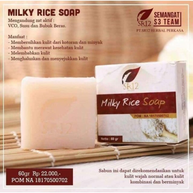 Jual Milky rice soap sr12 | Shopee Indonesia