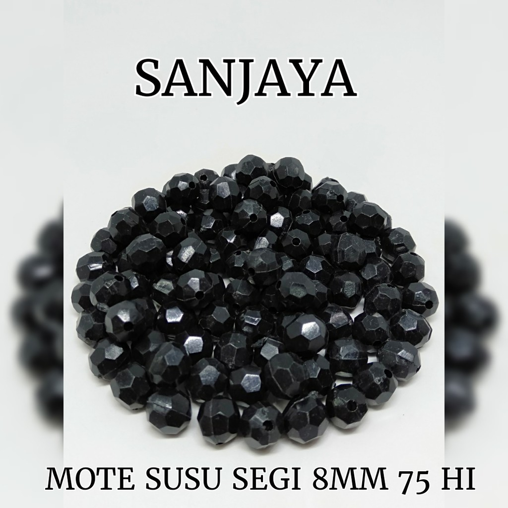 Jual Manik Susu / Mote Susu / Manik Segi / Mote Segi / Manik Susu Segi 6mm / Manik Susu Segi 8mm ...