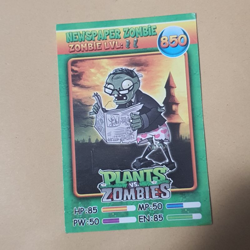 Jual PC ZOMBIE GANTENG ♡ card kartu plants vs zombies | Shopee Indonesia