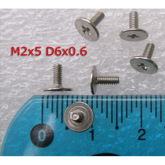 Jual Baut/Sekrup Laptop Notebook Netbook M2x5 D6x0.6 Thin-Head | Shopee ...