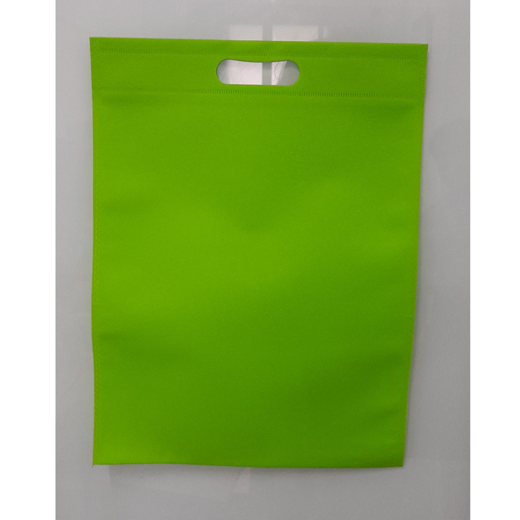 Jual Tas Press Spunbound Oval Goodie Bag Tas Belanja Warna Hijau Muda ...