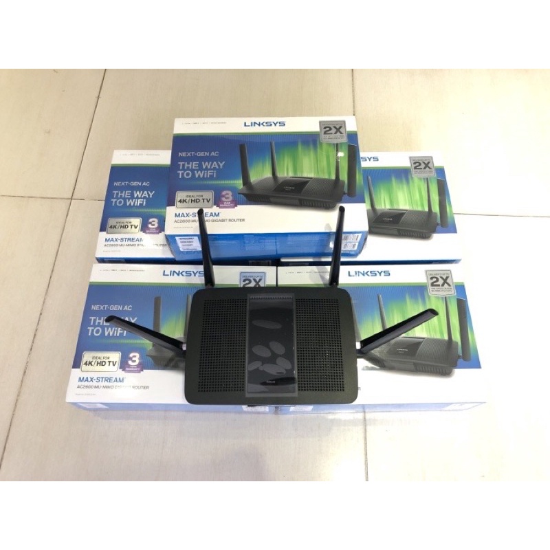 Jual Linksys EA8100 Max-Stream AC2600 MU-MIMO Gigabit WiFi Route ...