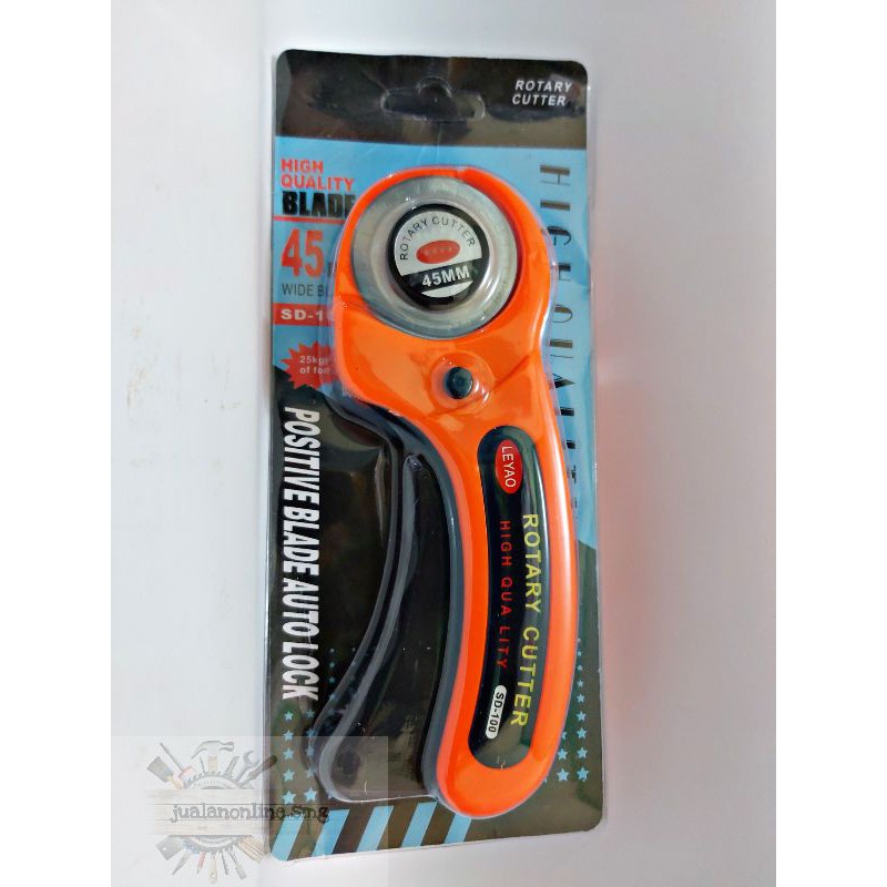 Jual ROTARY CUTTER ALAT PEMOTONG KAIN PAPERCRAFT 45MM | Shopee Indonesia