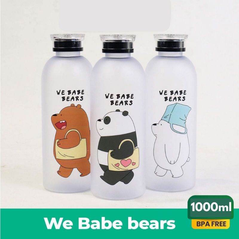 Jual BOTOL GEMOY WE ARE BEAR ,KAPASITAS 1000ML | Shopee Indonesia