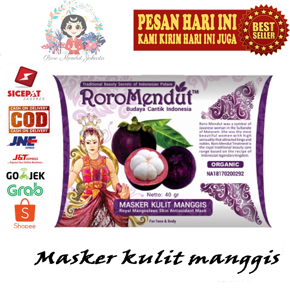 Jual MASKER KULIT MANGGIS RORO MENDUT ( AWET MUDA / ANTI AGING ...