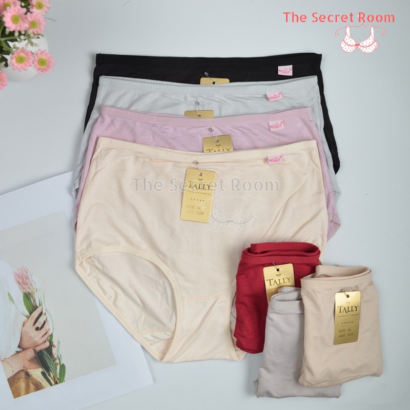 Jual TALLY CD CELANA DALAM 1229 I KATUN BAMBOO | HIGH WAIST / MAXI | M ...