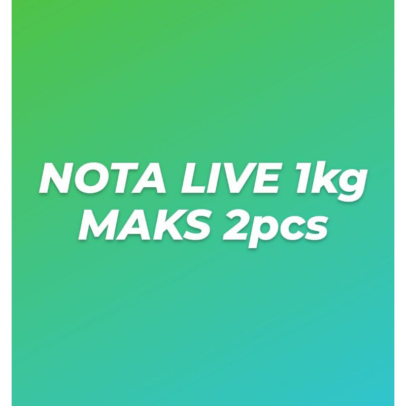 Jual NOTA LIVE 1Kg (10000-70000) | Shopee Indonesia