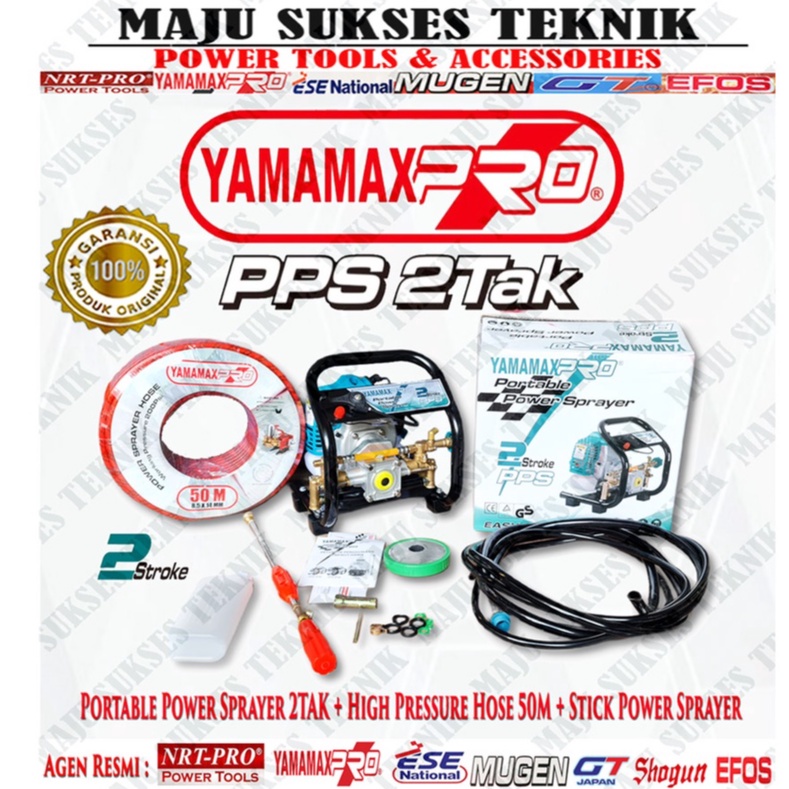 Jual YAMAMAX PRO PPS 2TAK Mesin Portable Power Sprayer PPS 2 Tak Mesin Semprot Knapsack + Selang ...