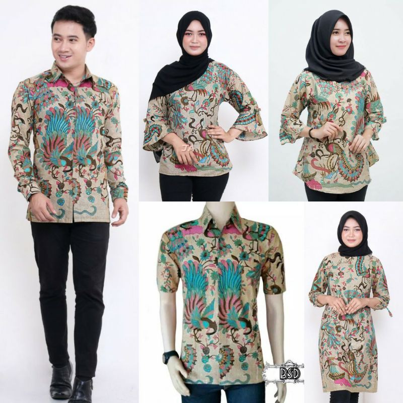 Jual COUPLE BATIK MERAK (PRIA/WANITA) | Shopee Indonesia