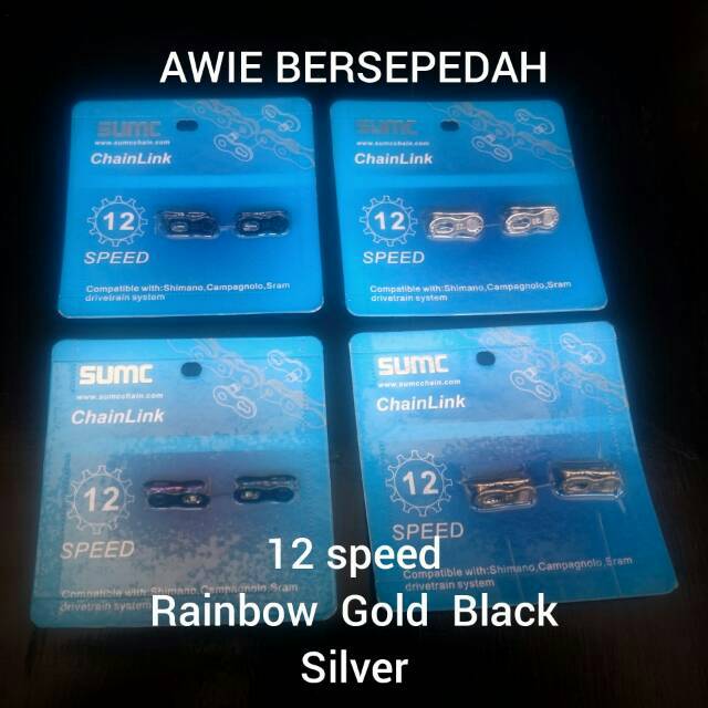 Jual chain connector missing link penyambung rantai 12 speed SUMC ...