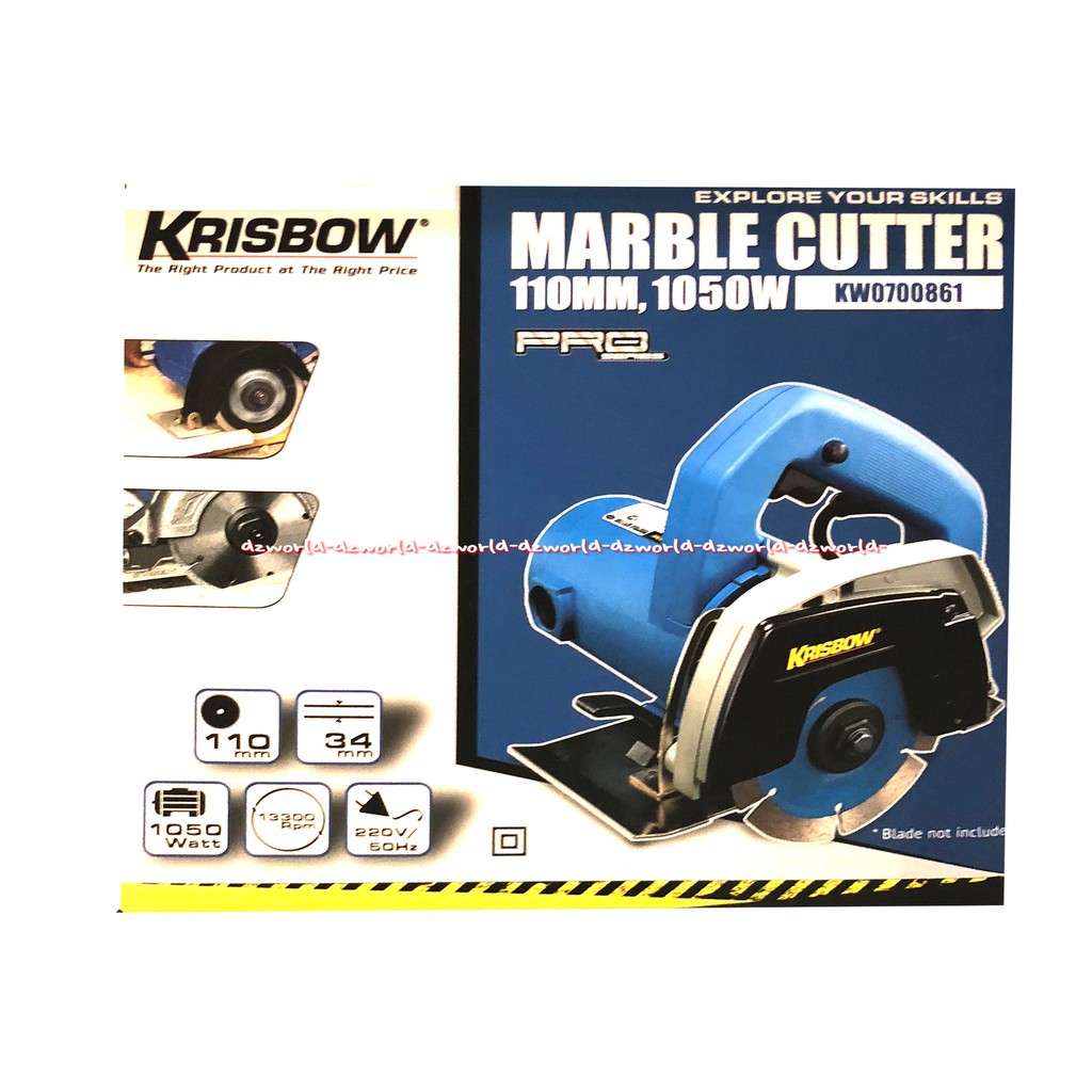 Jual Krisbow Marble Cutter 110mm Alat Mesin Pemotong Keramik Marmer ...