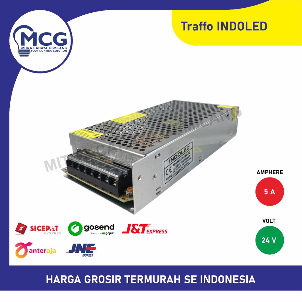 Jual Switching Power Supply PSU / Trafo 24V 5A High Quality, 24 Volt 5 Ampere | Shopee Indonesia