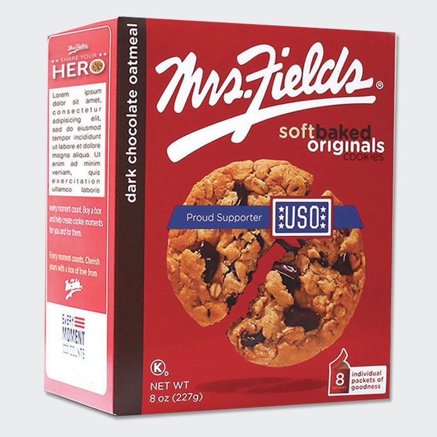 Jual Mrs Fields Soft Baked Dark Chocolate Oatmeal Chewy Cookies Snack ...