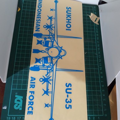Jual sticker sukhoi su-35 uk 30 x12 | Shopee Indonesia
