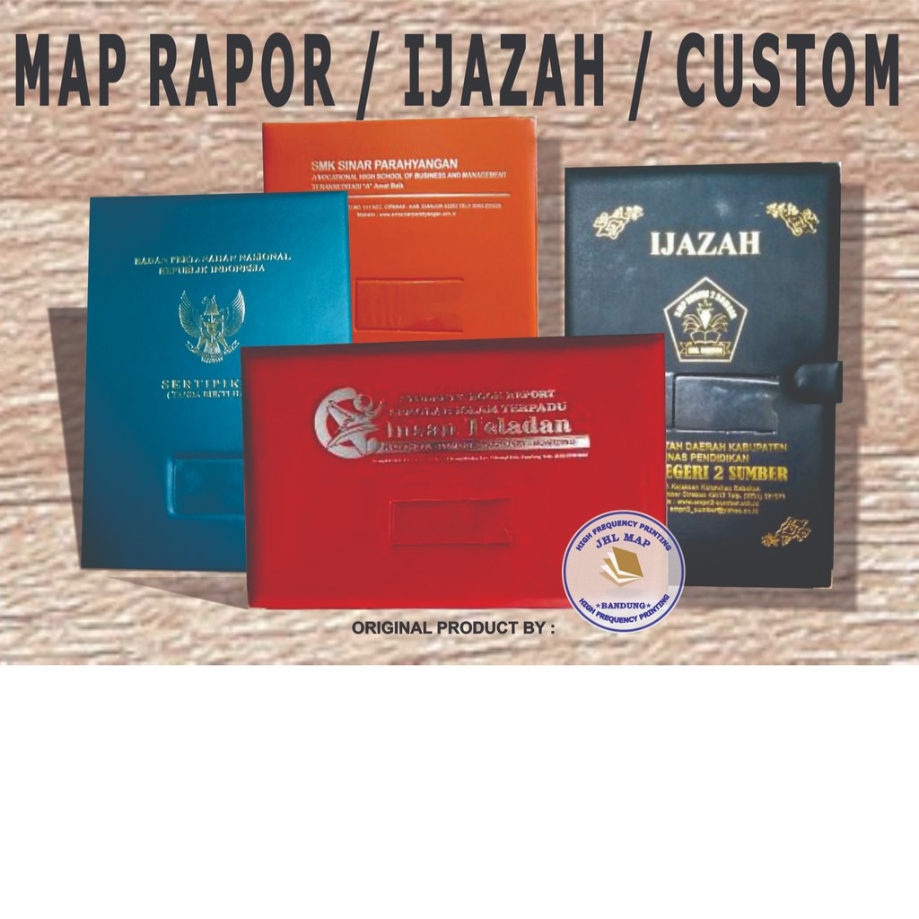 Jual ( CUSTOM ) Map Ijazah/Rapor/Arsip/Dokumen Minimum Order 100pcs ...